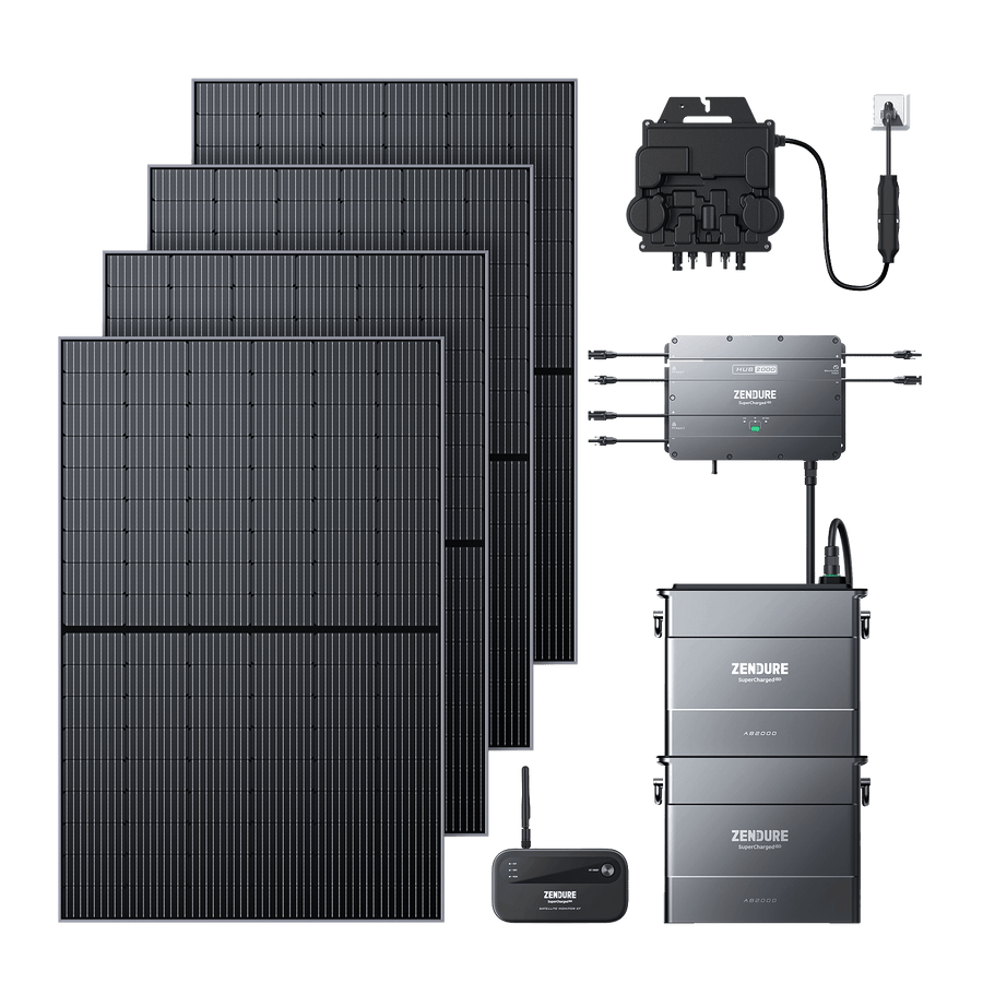 Zendure SolarFlow Kit - Plug and Play Solar with Battery – Zendure US